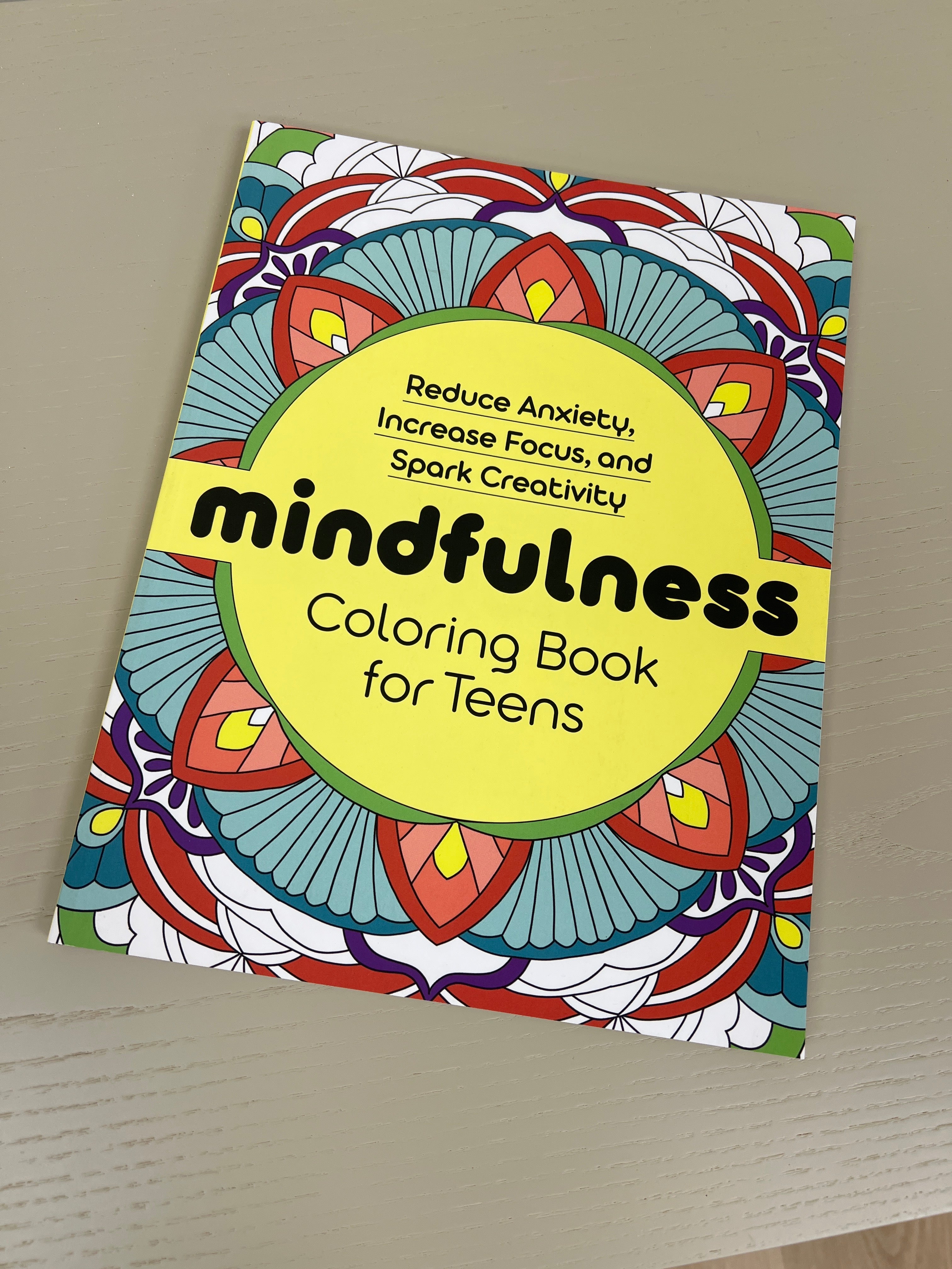 Mindfulness Colouring Book for Teens – Warrior Label